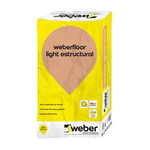 Micro-hormigón Weber.Floor Light Estructural 25 kg