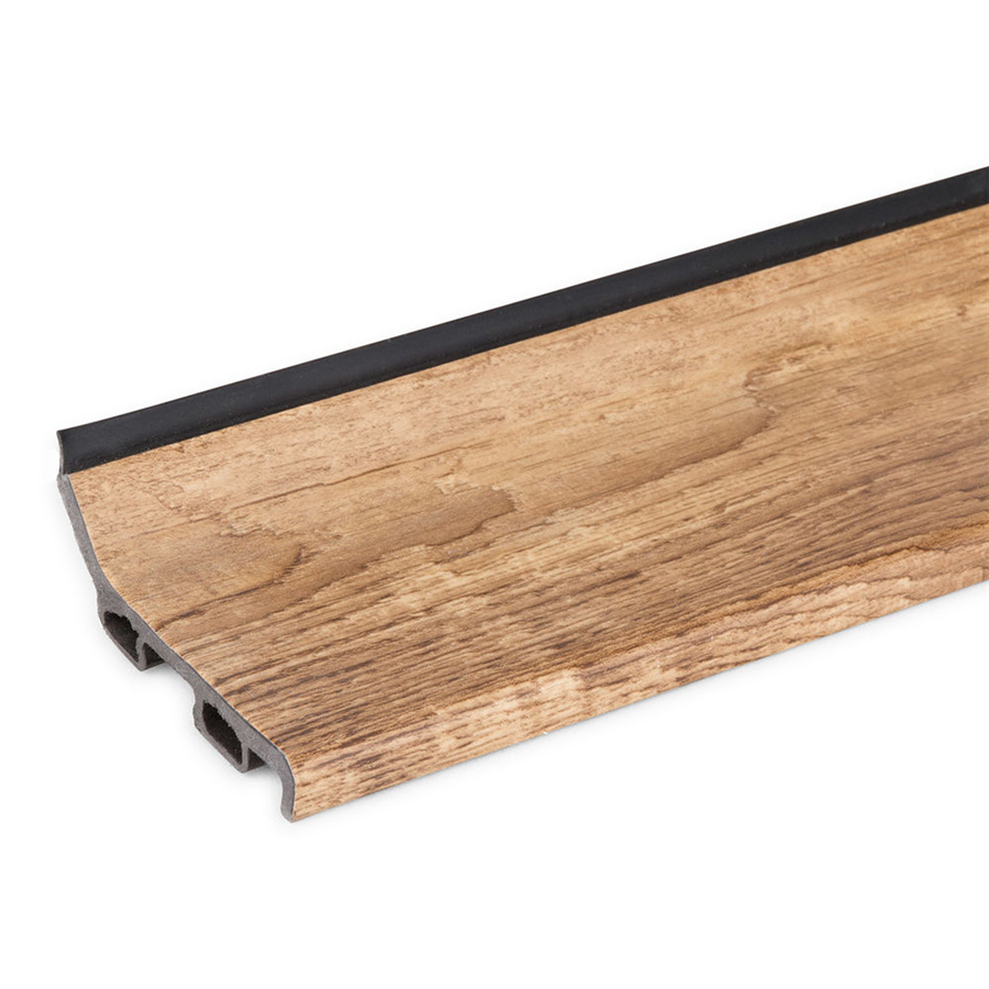 Rodapié PVC Bariwall AN4 pino oscuro 2200x60x16 mm