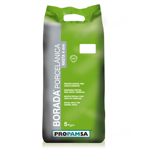 Borada porcelánica juntas fina antracita 4,5 kg